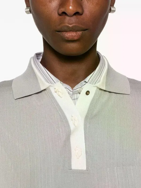 Moncler Long Sleeve Polo Top