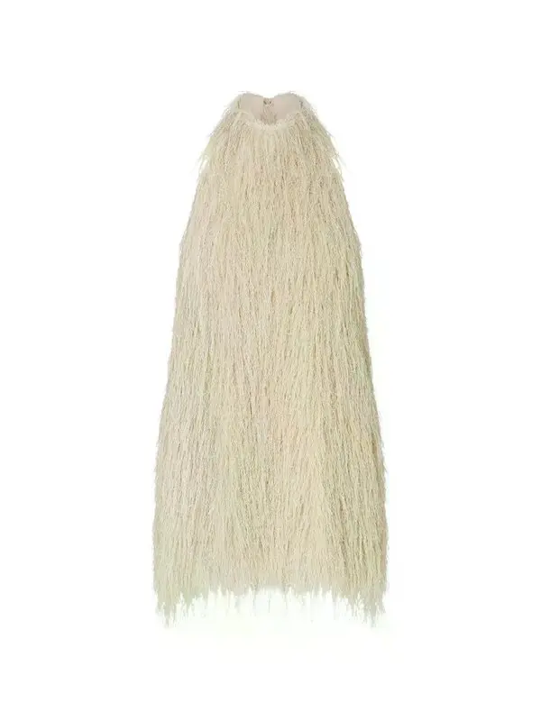 Liu Jo Short Fringed Halterneck Dress