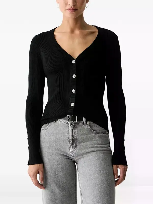 Guess Ribbed-knit Cardigan