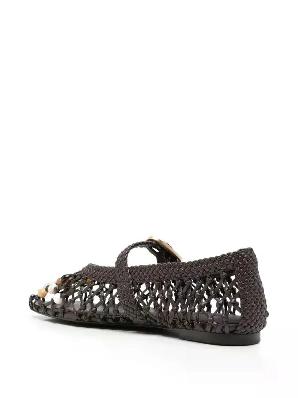 Cult Gaia Mercier Ballet Flats - Brown