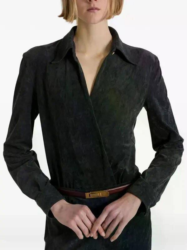 Alberta Ferretti Long-sleeved Bodysuit