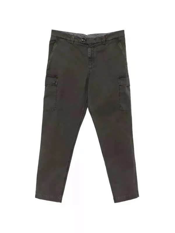 Brunello Cucinelli Cargo Pocket Straight Leg Trousers - Brown