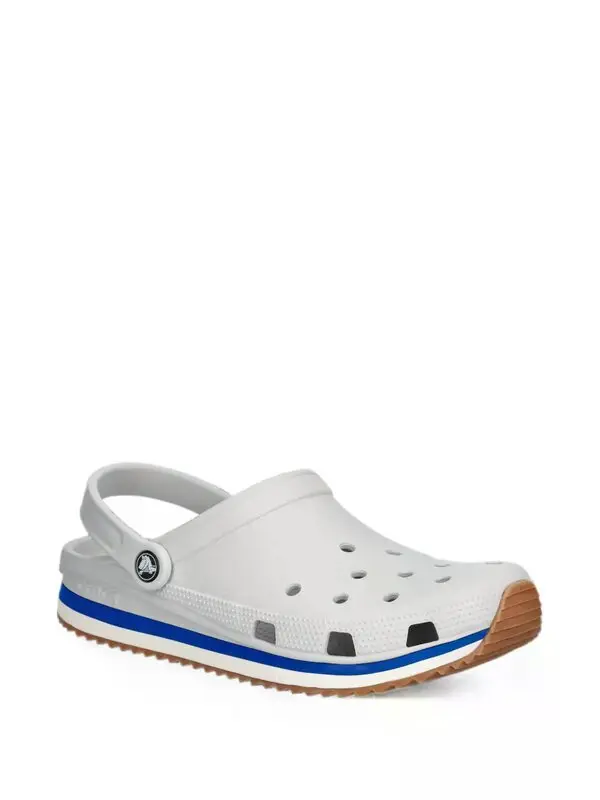 CROCS Runner Perforated-detail Slingback Mules