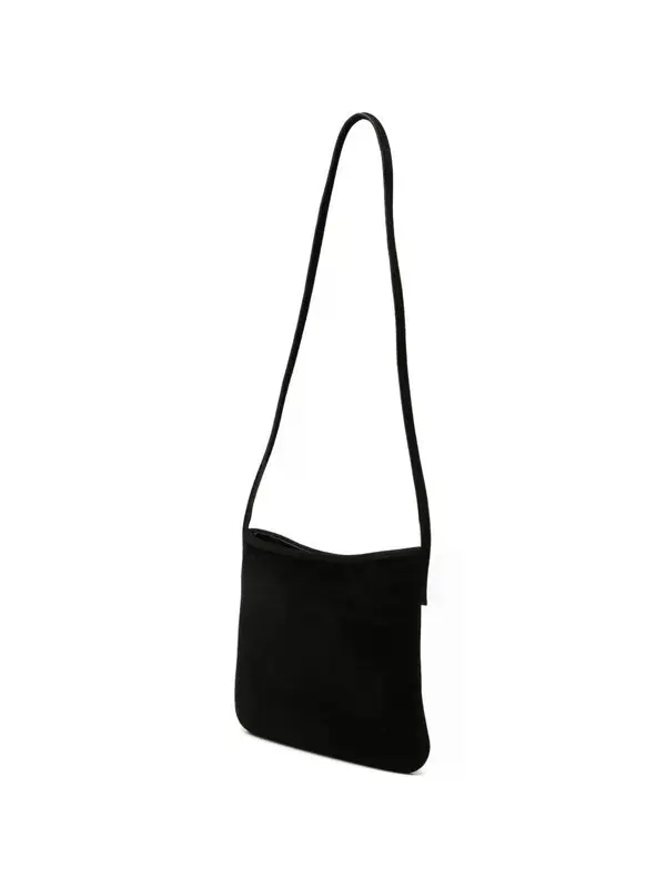 Manu Atelier Fidèle Suede Shoulder Bag - Black