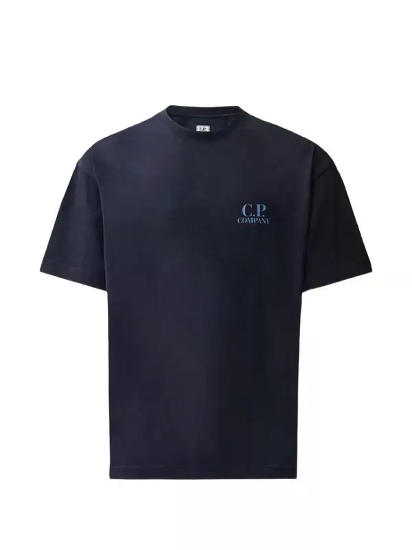 C.P. COMPANY 30/1 Jersey Short Sleeve Comfort T-shirt - Blue