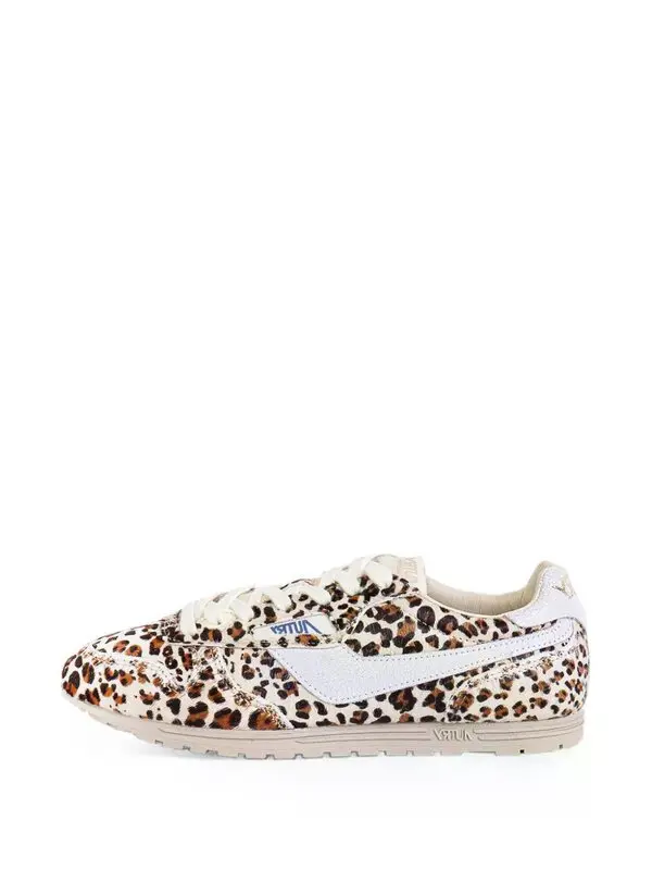 AUTRY Leopard-pattern Lace-up Sneakers