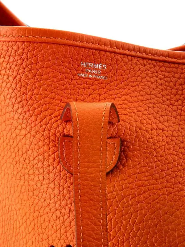 Hermès Evelyne Gen Iii Clemence Pm Crossbody Bag - Orange