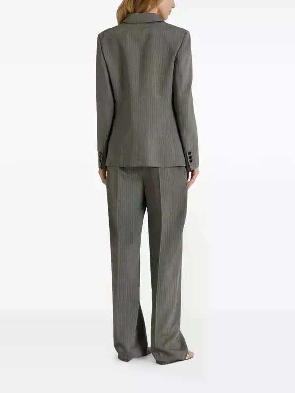 Alberta Ferretti Pinstripe Single-breasted Blazer