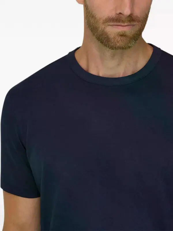 Boggi Milano T-shirt In Diagonal Cotton-blend Jersey B Tech