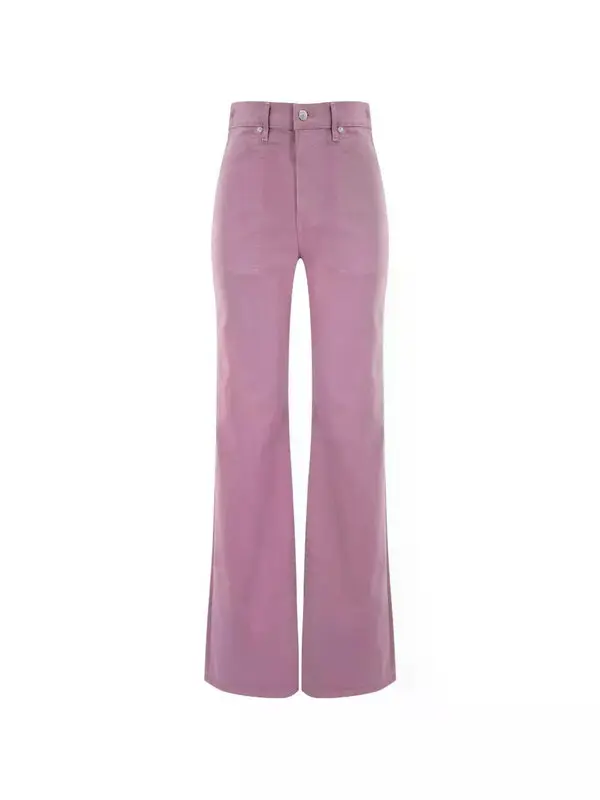 Veronica Beard Crosbie Wide-leg Trousers - Pink