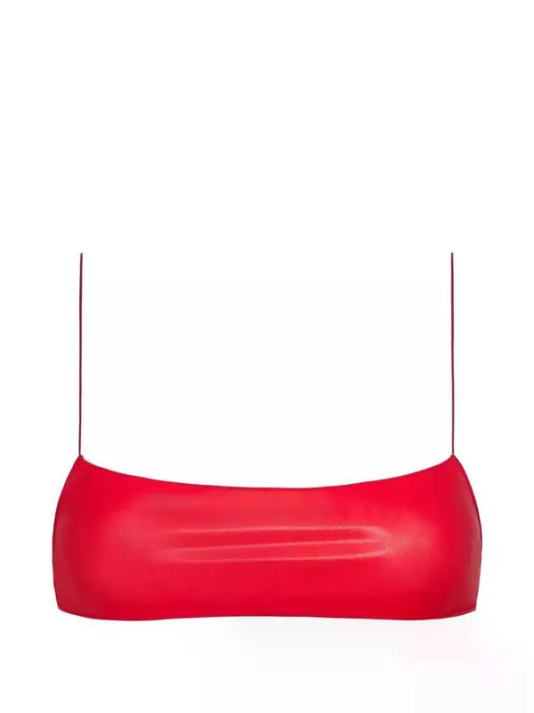 TROPIC OF C C Bralette-style Bikini Top - Red