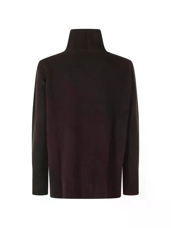 ROBERTO COLLINA Roll-neck Ribbed-trim Sweater