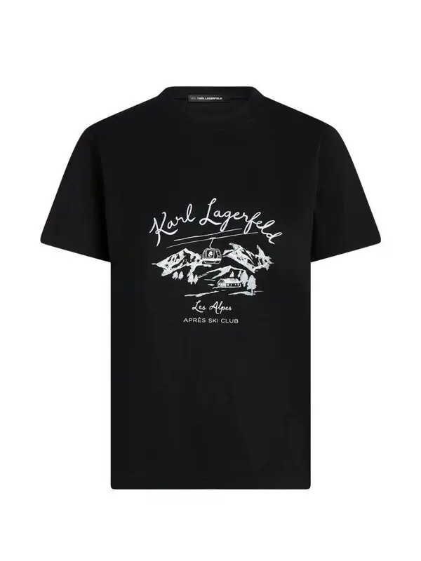 Karl Lagerfeld Après Ski Club T-shirt - Black