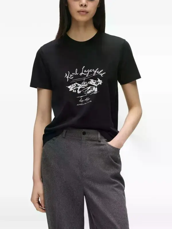 Karl Lagerfeld Graphic T-shirt - Black