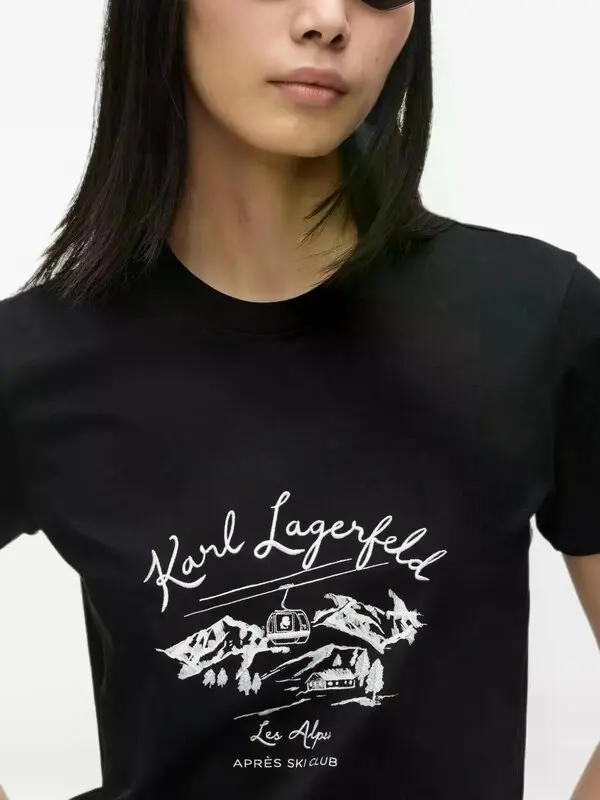 Karl Lagerfeld Graphic T-shirt - Black