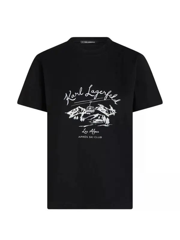 Karl Lagerfeld Graphic T-shirt - Black