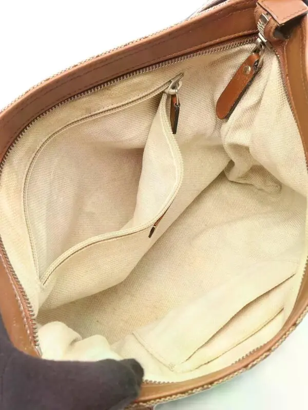 Gucci 2000s Gg Canvas Sherry Line Shoulder Bag - Neutrals