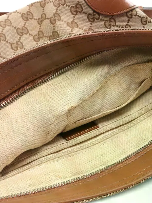 Gucci 2000s Gg Canvas Shoulder Bag - Neutrals