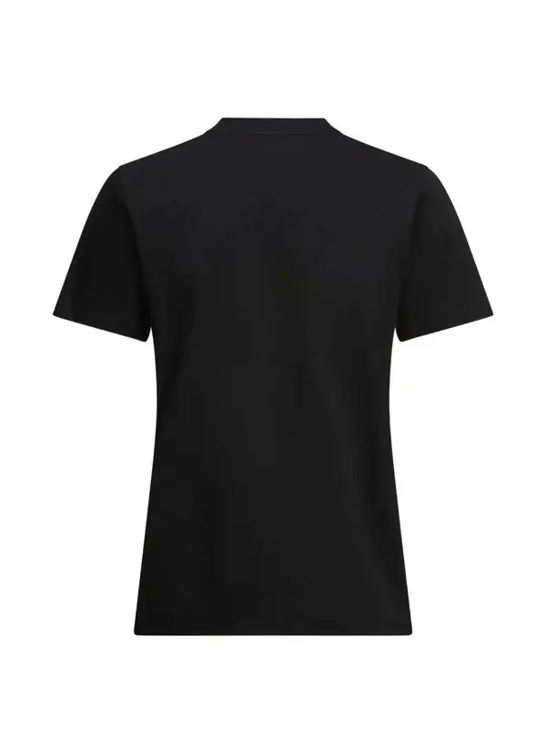 Karl Lagerfeld Button Detail Crewneck T-shirt