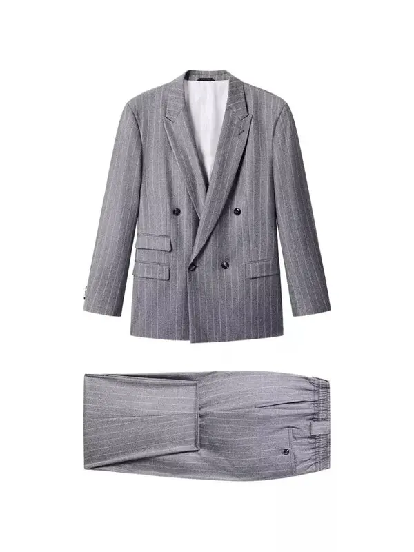 Giorgio Armani Oversized Double-breasted Suit - Grey