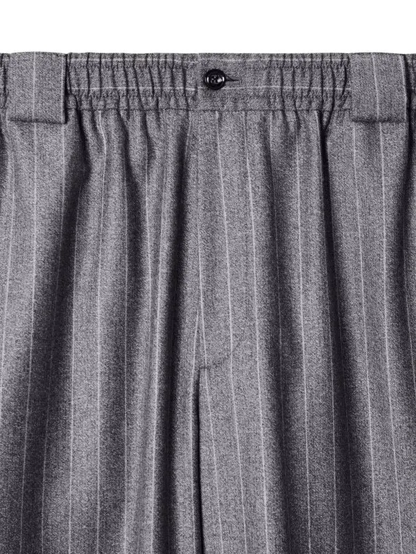 Giorgio Armani Oversized Heritage Suit In Jacquard Pinstripe Virgin Wool