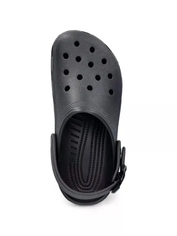 CROCS Perforated Buckle-strap Mules