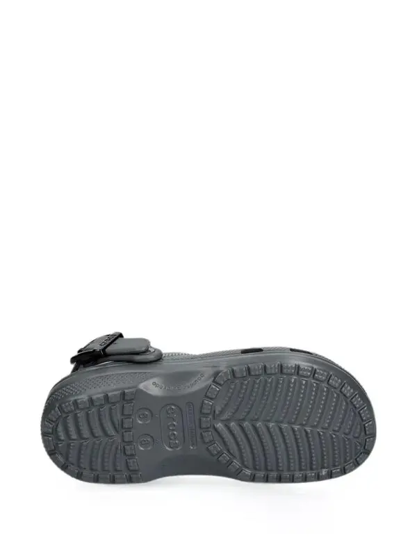 CROCS Perforated Buckle-strap Mules