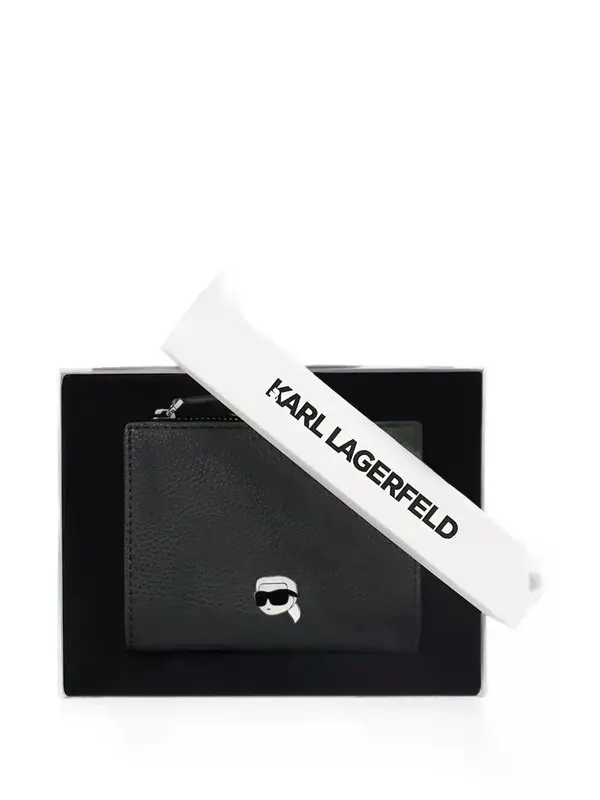 Karl Lagerfeld Small Ikon Pebble Bi-fold Wallet
