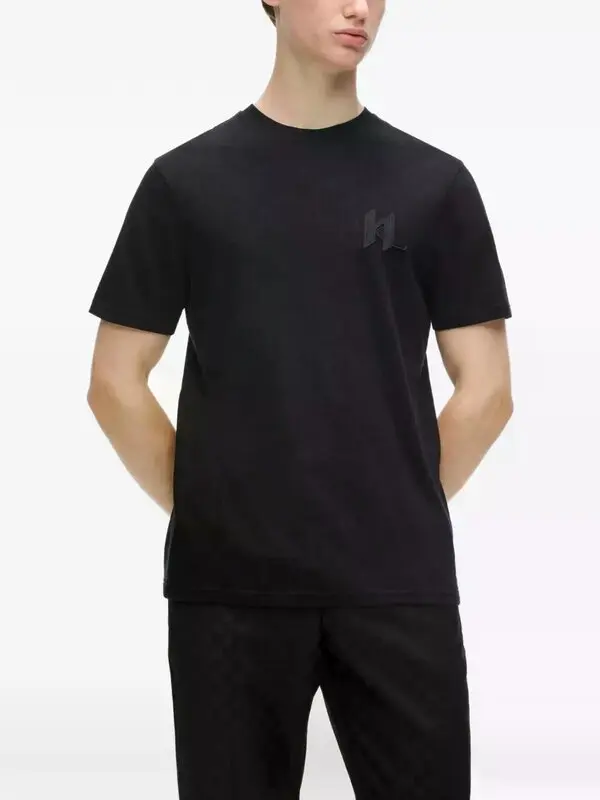 Karl Lagerfeld Monogram Wool-blend T-shirt