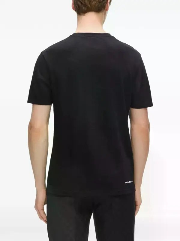 Karl Lagerfeld Monogram Wool-blend T-shirt