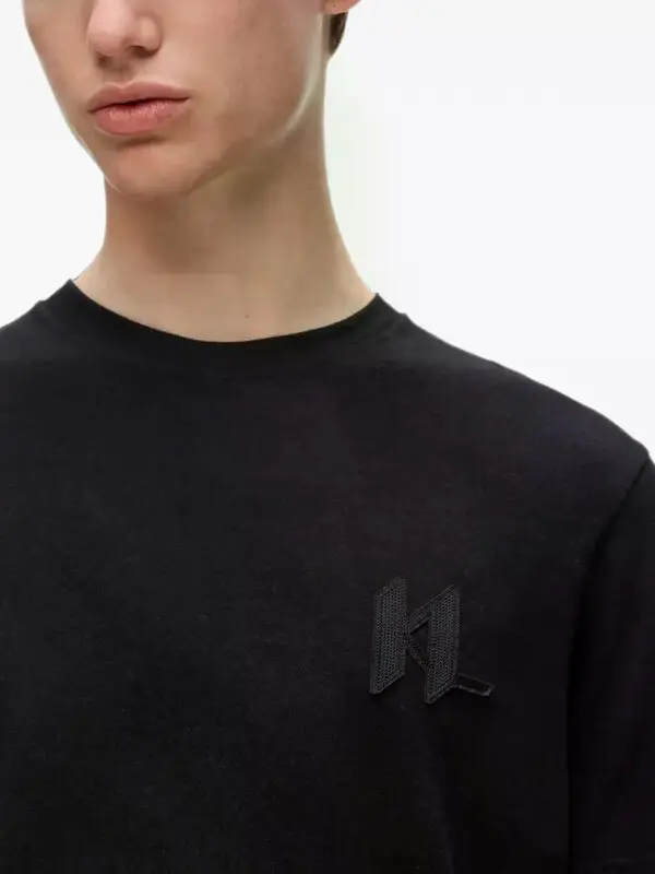 Karl Lagerfeld Monogram Wool-blend T-shirt