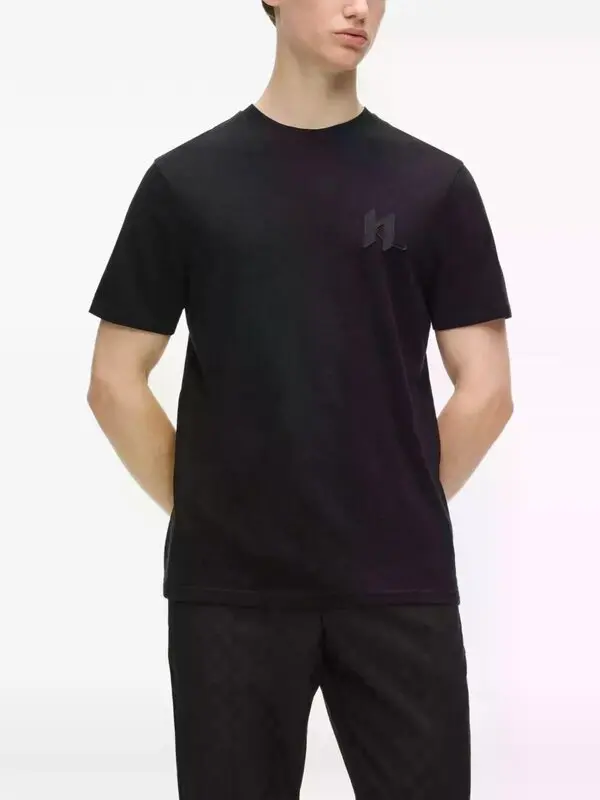 Karl Lagerfeld Monogram Wool-blend T-shirt