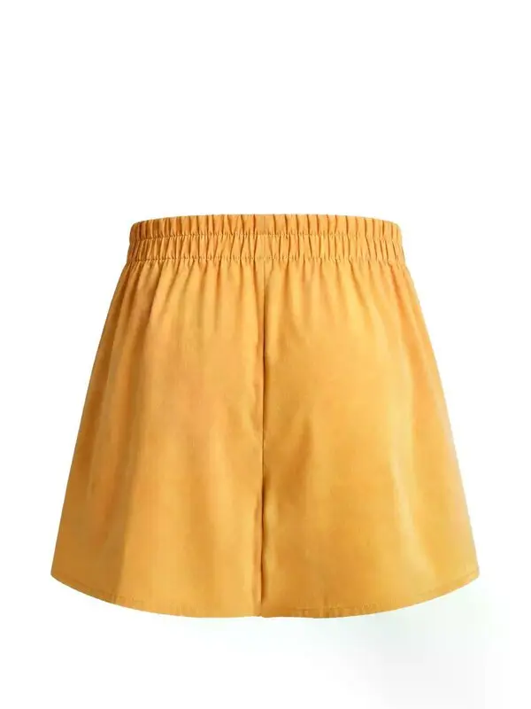 Vince Ruffled-waistband Pull-on Miniskort - Orange