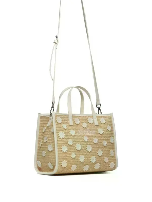 MC2 SAINT BARTH Vivian Floral Appliqué Shoulder Bag