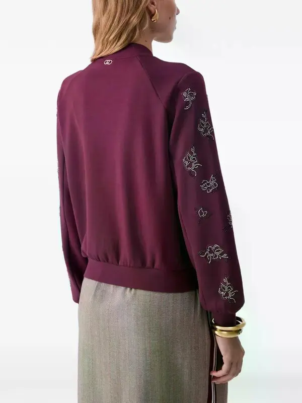 Liu Jo Sweatshirt With Jewel Embroidery