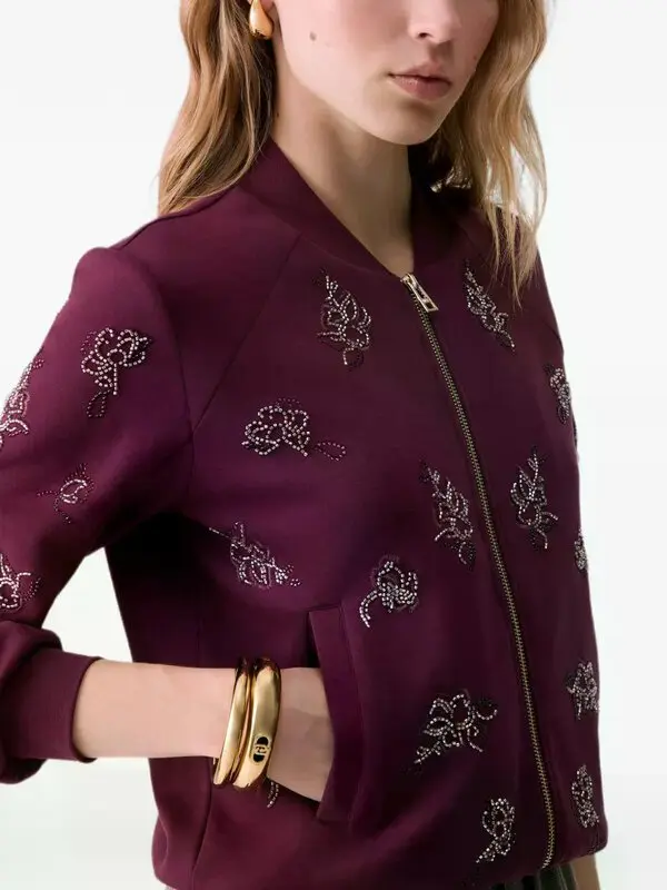Liu Jo Sweatshirt With Jewel Embroidery