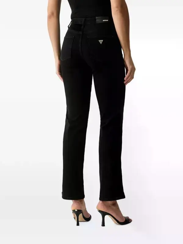 Guess Logo-patch Flared Jeans