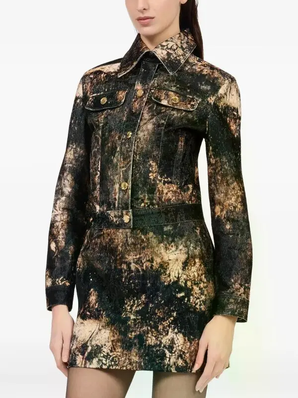 Roberto Cavalli Button-up Denim Jacket