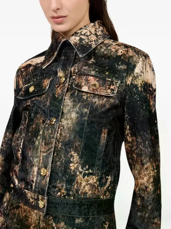 Roberto Cavalli Button-up Denim Jacket