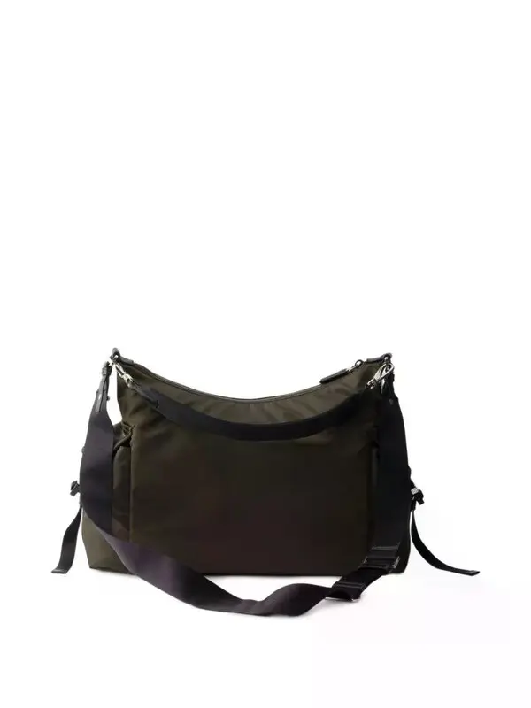 Prada Re-nylon And Leather Explore Bag - Green