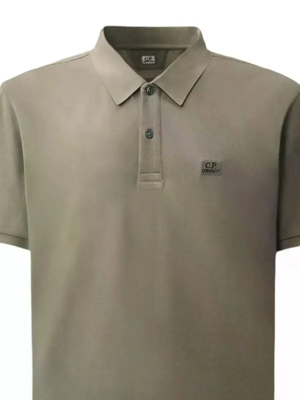 C.P. COMPANY Logo-patch Polo Shirt