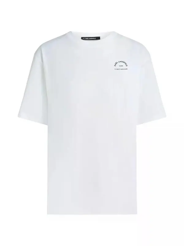 Karl Lagerfeld Rue St-guillaume Oversized T-shirt - White