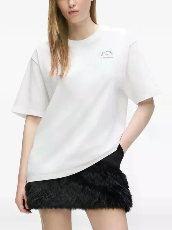 Karl Lagerfeld Rue St-guillaume Logo T-shirt