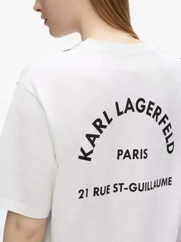 Karl Lagerfeld Rue St-guillaume Logo T-shirt