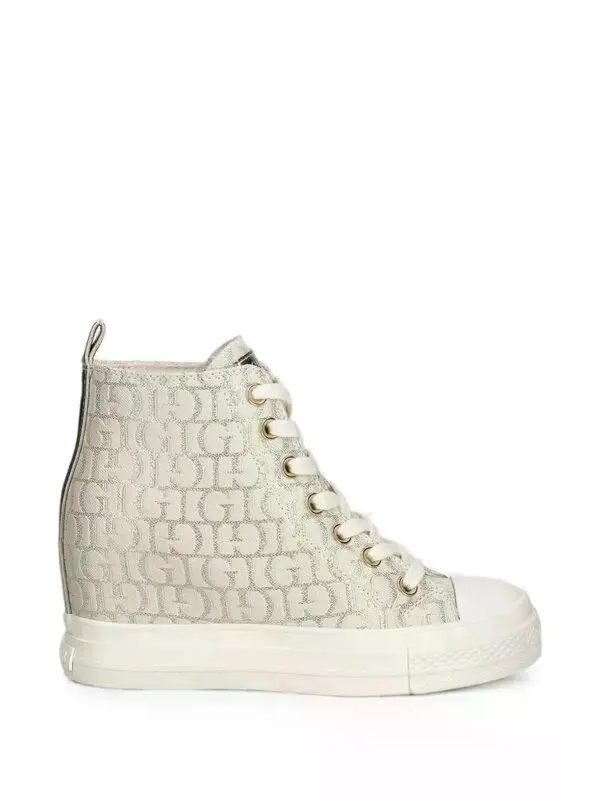 Guess Sundae High-top Sneakers - Neutrals