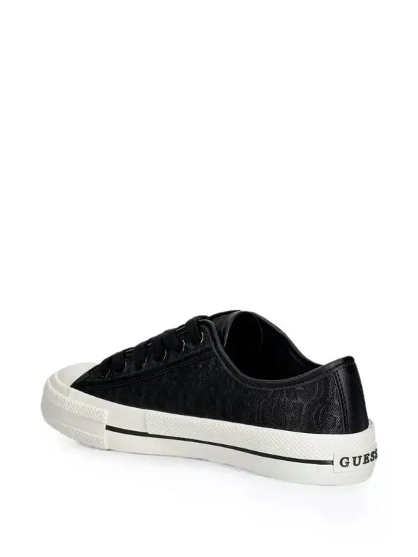 Guess Carey Monogram Pattern Low-top Sneakers