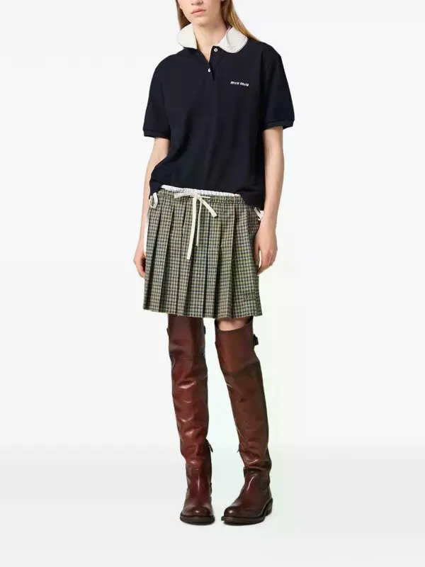 Miu Miu Piqué Polo Shirt