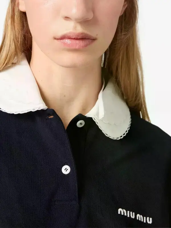 Miu Miu Piqué Polo Shirt