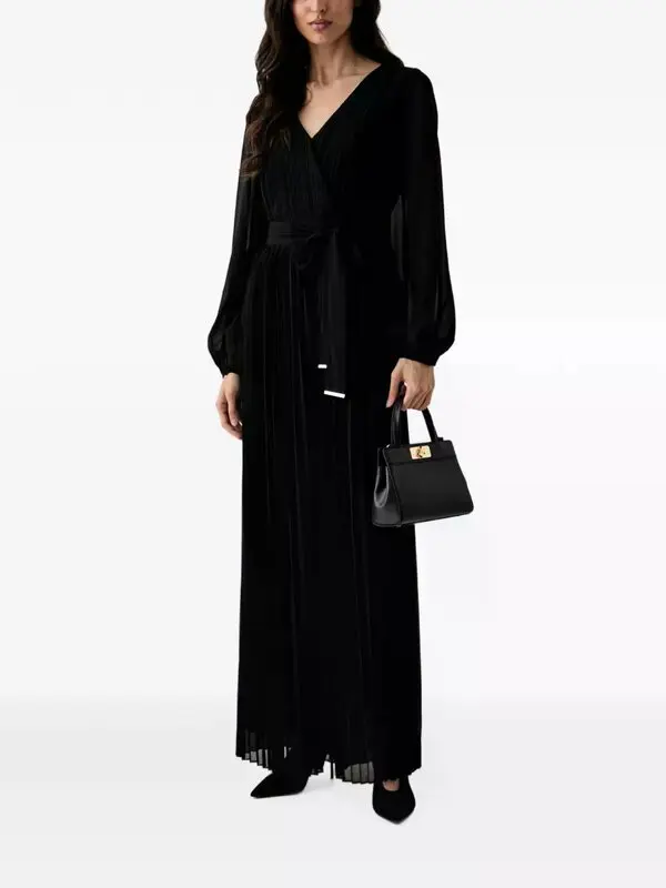 Joseph Ribkoff Pleated Belted Jumpsuit
