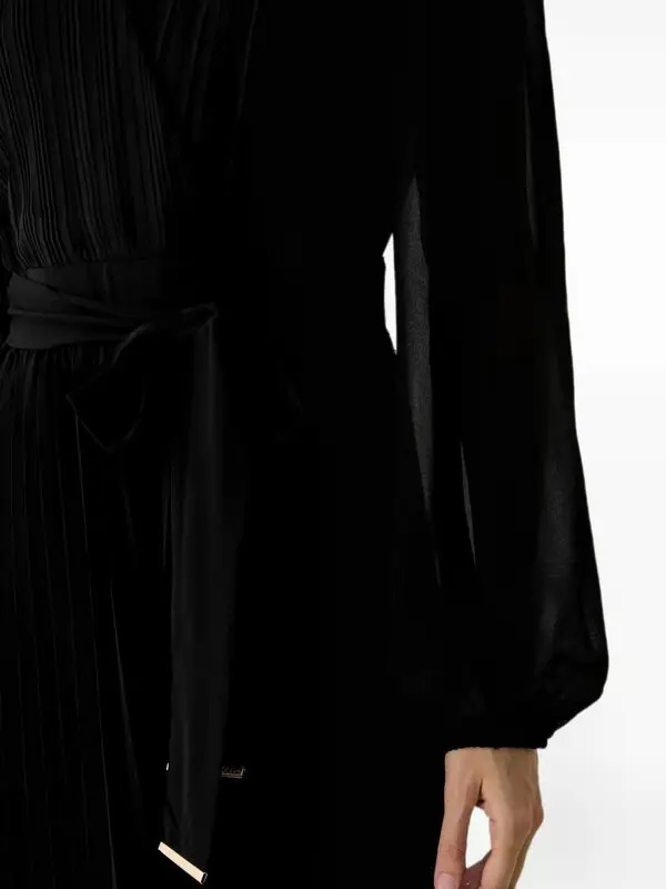 Joseph Ribkoff Pleated Belted Jumpsuit